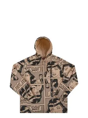 Supreme X Thrasher Hooded Zip Up Jacket - Orange