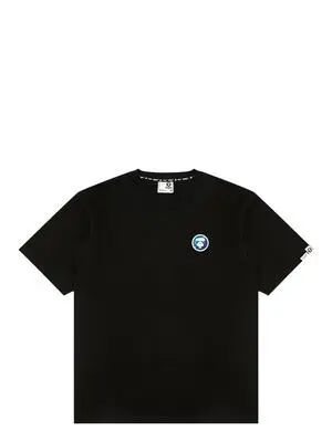 AAPE Moonface Logo Tee - Black
