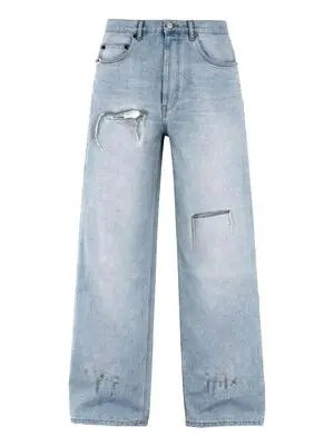 Balenciaga BALENCIAGA Minimal Denim Trousers Blue