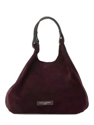 GIANNI CHIARINI Dua Suede Leather Tote Bag - Red