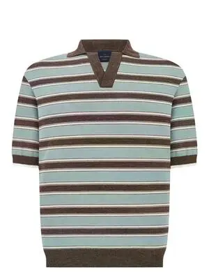 Paul & Shark Striped Short-sleeve T-shirt - Blue