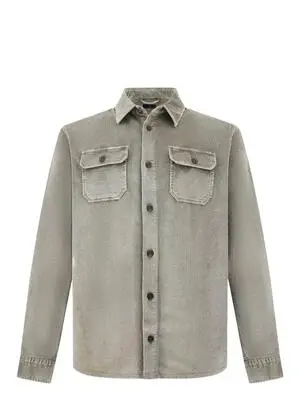 Paul & Shark Corduroy-effect Shirt - Green