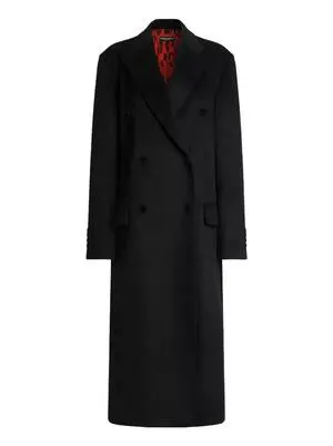 Dolce & Gabbana Cashmere Double-breasted Coat - Black