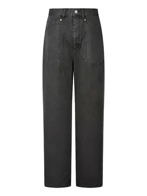 STUDIO TOMBOY Herringbone Carpenter Jeans - Grey