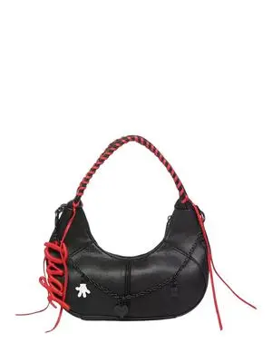 Desigual Disney Mickey Medium Embossed Charm-detail Tote Bag - Black