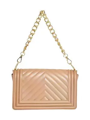 MARC ELLIS Quilted Shoulder Bag - Neutrals