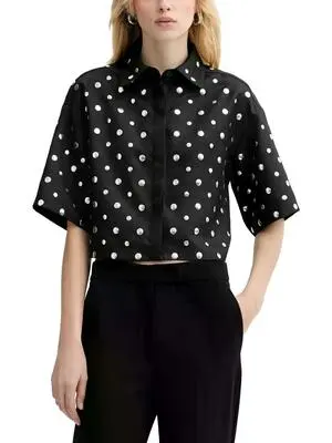 SILVIAN HEACH Studded Shirt - Black