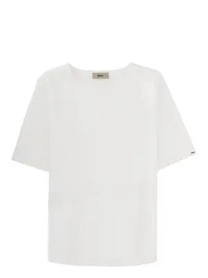 Herno Split Cotton T-shirt - White