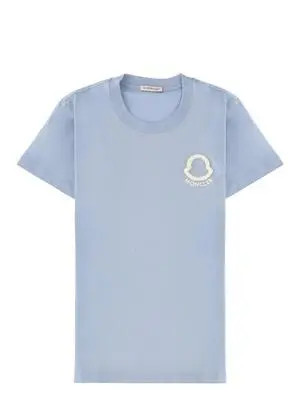 Moncler Embroidered Logo T-shirt - Multicolor