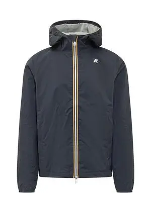 K-WAY Stretch Jacket With Hood And Zip - Blue Depth