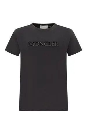 Moncler MONCLER Classic Oversized T-Shirt Nero