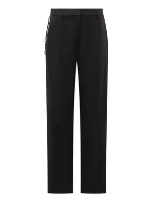Giuseppe Di Morabito Contemporary Paint Pantaloni Trousers - Black