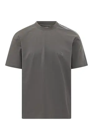 Y3 Graphic 3-stripe Short Sleeve Tee - Grefiv