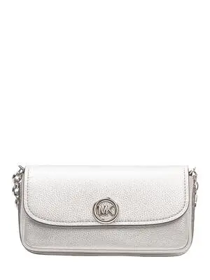 Michael Kors Chain Detail Shoulder Bag - Silver