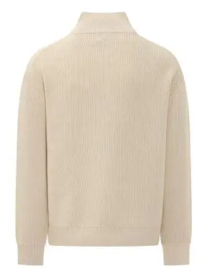 JW Anderson Half-zip Jumper - Ivory
