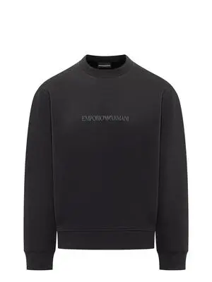 Emporio Armani Crewneck Sweatshirt - Blu Navy