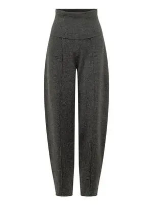 Zimmermann Zimmermann Knit Barrel Pants Graphite