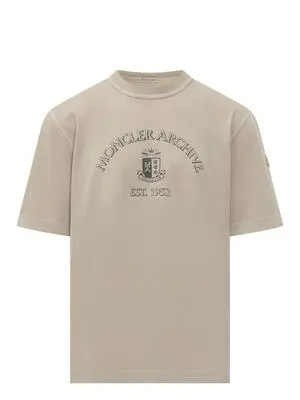 Moncler Graphic Front T-shirt - Beige