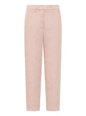 FORTE_FORTE Jacquard Trousers - Rose