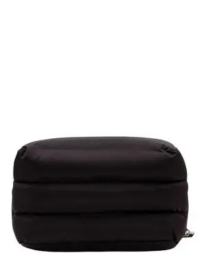 Moncler Mini Briefcase With Zip Closure - Nero