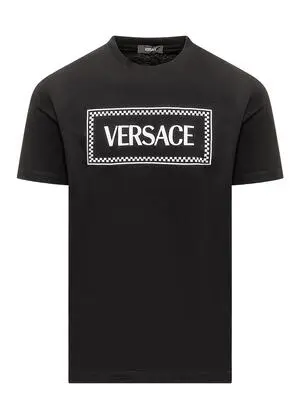 Versace 90s Logo T-shirt - Nero