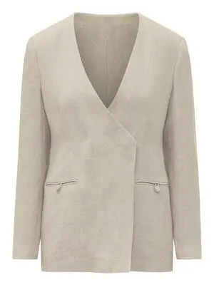 Emporio Armani A-Frame Pocket Blazer Rope
