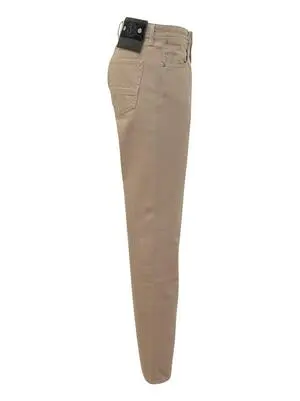 Stone Island Cotton Trousers - Desert