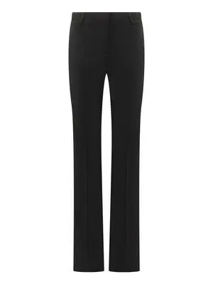 Versace Tailored Straight Leg Trousers - Black