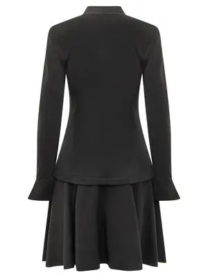 Emporio Armani Elegant Evening Gown With Draped Silhouette - Nero