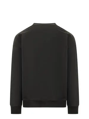BARROW Graphic Bear Sweatshirt - Nero
