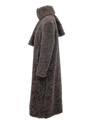 MSGM MSGM Tailored Overcoat With Elevated Structure