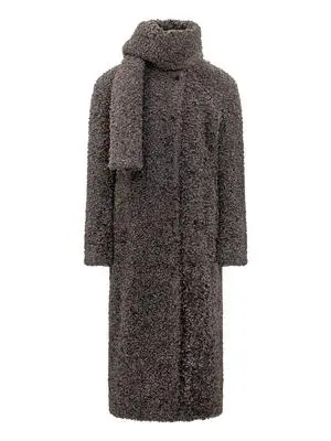 MSGM MSGM Tailored Overcoat Grey