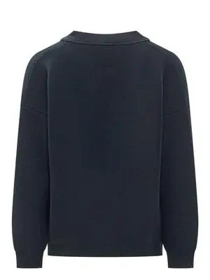 LANEUS Knit Cardigan - Blu
