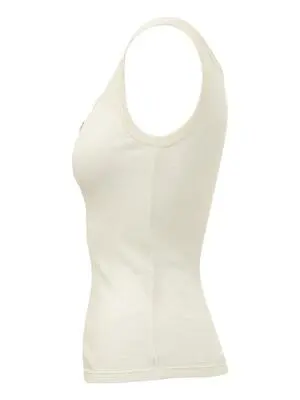 VERSACE VERSACE Ribbed Tank Top With Logo Detail