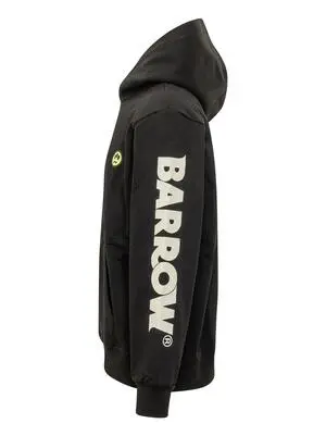 BARROW Graphic Logo Pullover Hoodie - Nero
