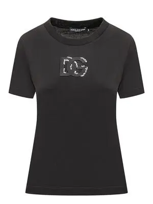 Dolce & Gabbana DOLCE & GABBANA Logo T-shirt Nero