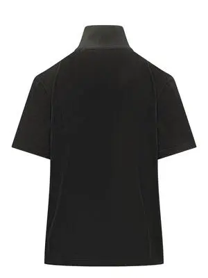 COURREGES COURREGES Rib Collar T-Shirt