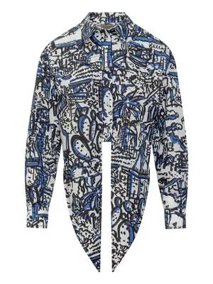 ALESSANDRO ENRIQUEZ Graphic Shirt - Blue View