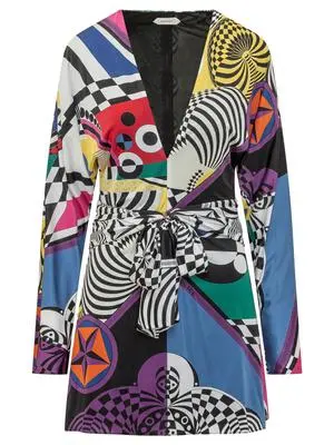 Versace Teatro All-over Dress - Multicolor