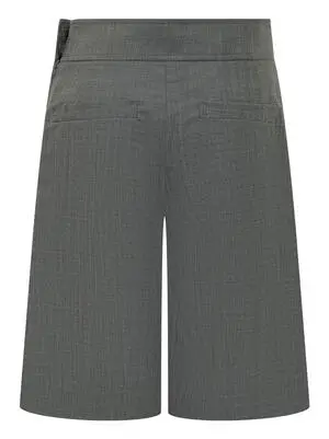 GANNI Bermuda Shorts With Large Pocket - Phantom