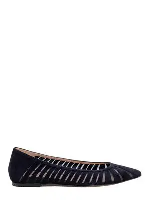 Roberto Festa Pointed Toe Flats - Blu Navy