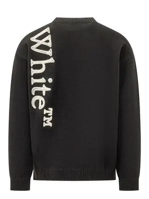 Off-White Off-white Bookish Crewneck Sweater Black