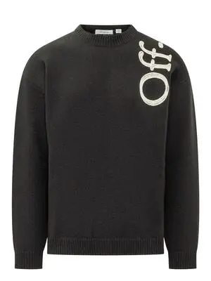 Off-White Bookish Crewneck Sweater - Black