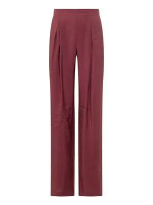LE SULLY STUDIO LE SULLY STUDIO Pleated Trousers Bordeaux