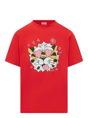 KENZO KENZO StamPaint Tigre T-Shirt