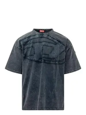 DIESEL® T-box Denim T-shirt - Blu