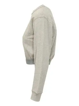 Kenzo Cropped Sweatshirt - Pale Grey