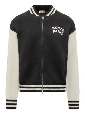 Kenzo KENZO Zip-Up Cardigan Noir