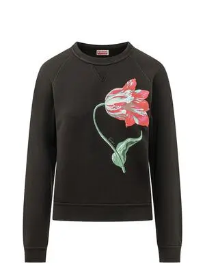 Kenzo Tulip Sweatshirt - Black