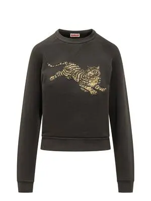 Kenzo Embellished Sweatshirt - Black